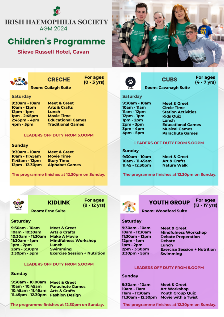 AGM & Conference 2024 - Irish Haemophilia Society